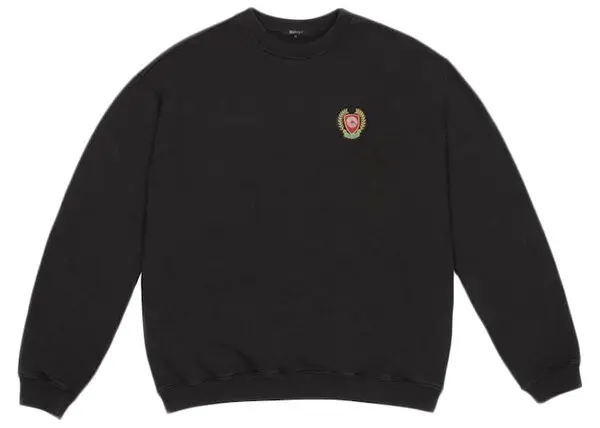 Yeezy Season 5 Crest Crewneck Sweatshirt - Ink | Editorialist