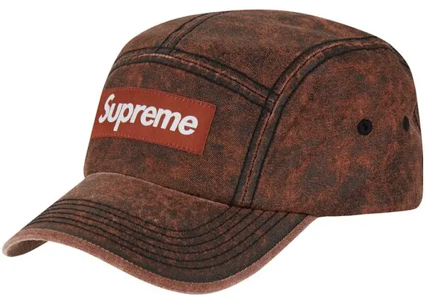 Supreme Washed Cordura Camp Cap - Rust