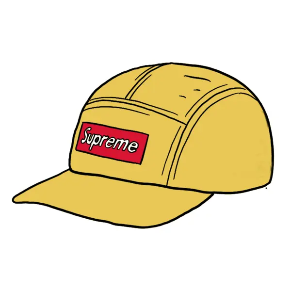 Supreme Washed Chino Twill Camp Cap