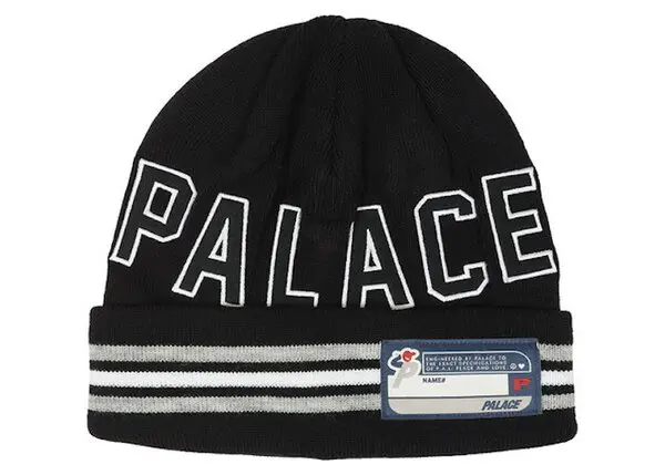 PALACE College Beanie - Black