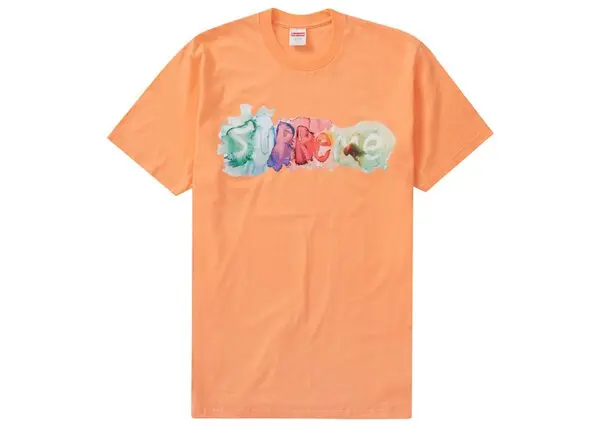 Supreme Watercolor Tee Shirt - Peach