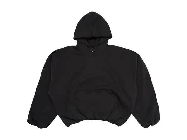 Yeezy Logo Hoodie - Black