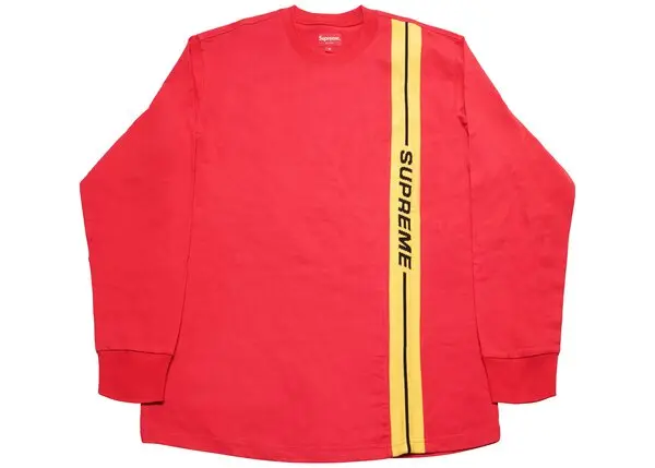 Supreme Vertical Logo Stripe Long Sleeve Top