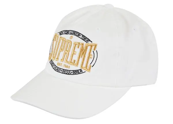 Supreme Warm Up 6-panel Cap - White