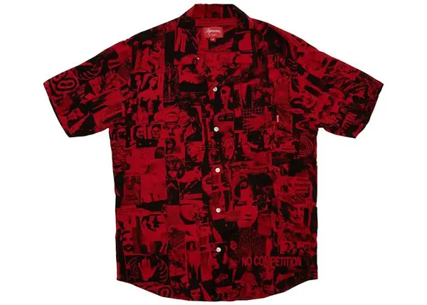 Supreme Vibrations Rayon Shirt - Red