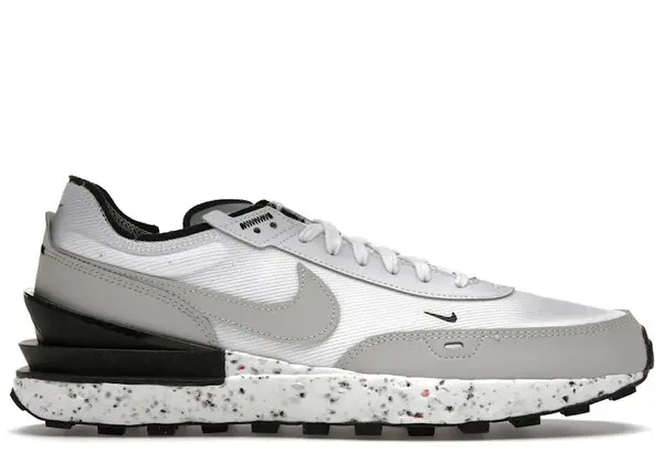 Nike Waffle One Crater Sneakers - White/greyone-colorblack