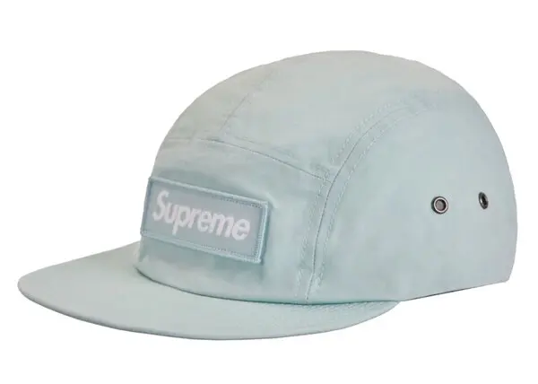 Supreme Waxed Cotton Camp Cap - Ice
