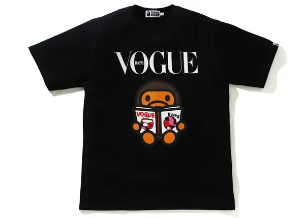 A BATHING APE X Vogue Baby Milo Tee - Black