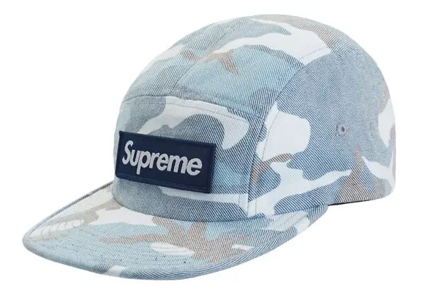 Supreme Washed Out Camo Camp Cap