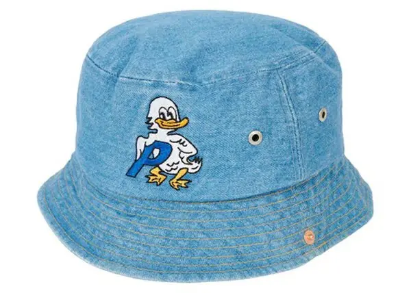 PALACE Duck Denim Bucket Hat - Stone Wash