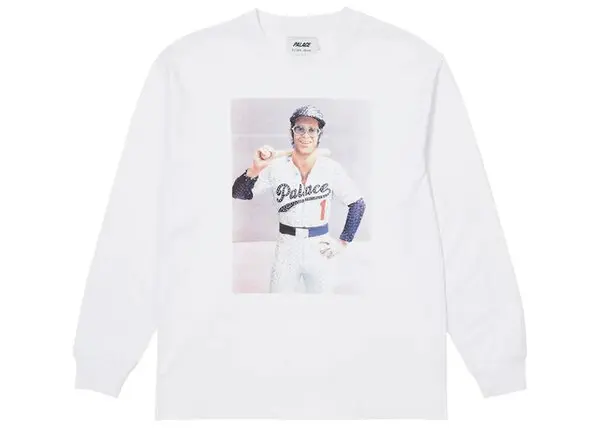PALACE Elton John Baller Longsleeve - White