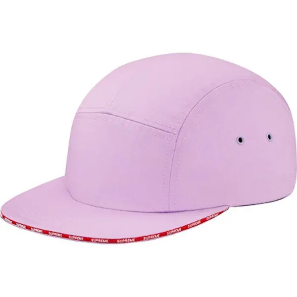 Supreme Visor Tape Camp Cap - Lavender