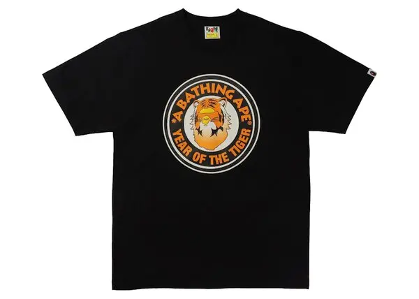 A BATHING APE Year Of The Tiger Tee Shirt - Black