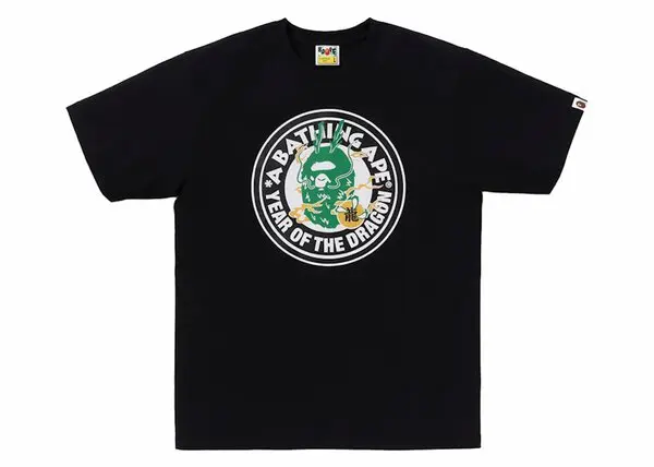A BATHING APE Year Of The Dragon Tee Shirt - Black