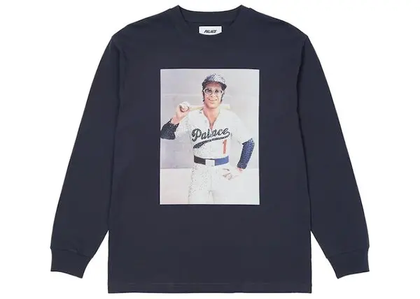 PALACE Elton John Baller Longsleeve - Navy Blue
