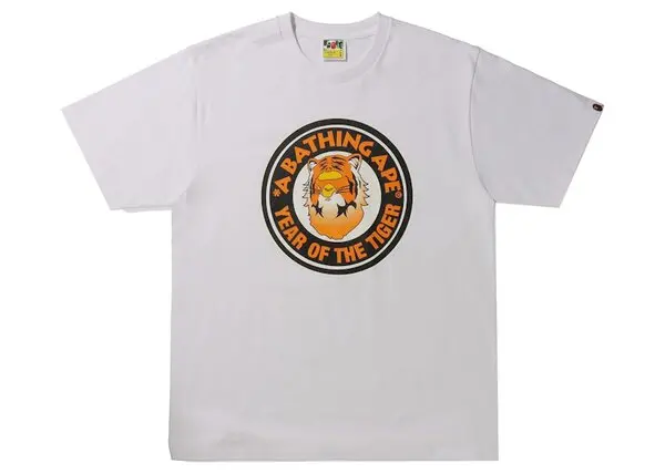 A BATHING APE Year Of The Tiger Tee Shirt - White