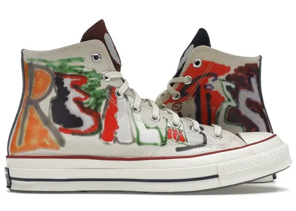 CONVERSE Chuck Taylor All Star '70 Hi Come Tees Sneakers - White/multi/egret