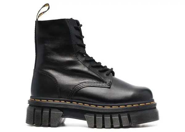 Dr. Martens Audrick Leather Platform Boots - Black