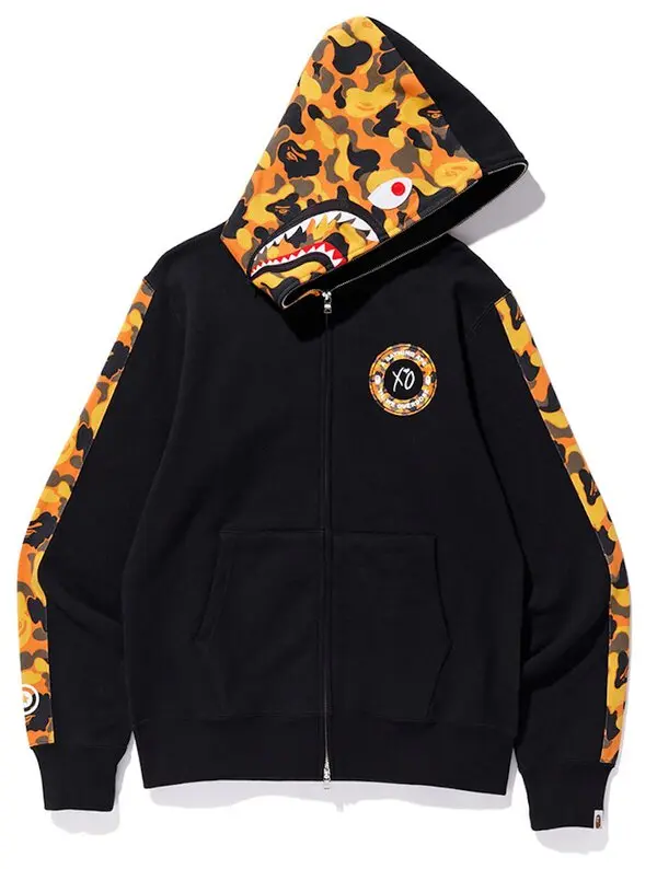 A BATHING APE X Xo Shark Zip Up Hoodie