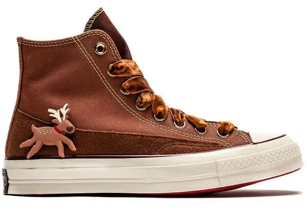 CONVERSE Chuck Taylor All Star 70 Hi Christmas Pack Reindeer - Tawny Owl/red Oak