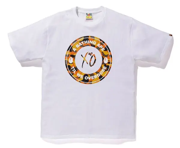 A BATHING APE X Xo Busy Works Tee Shirt - White