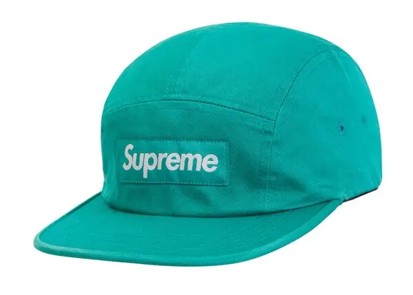 Supreme Washed Chino Twill Camp Cap - Green