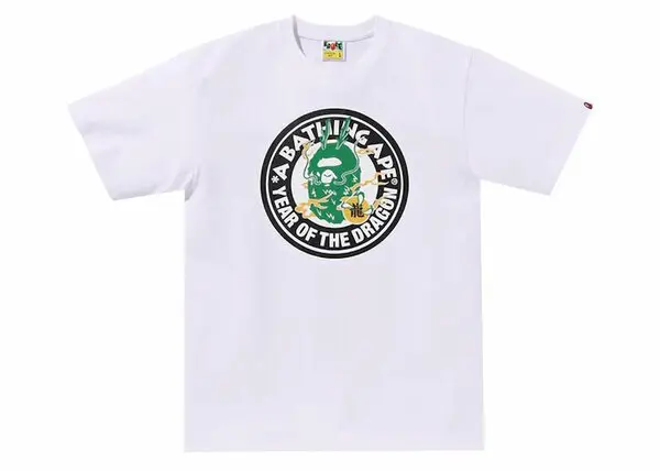 A BATHING APE Year Of The Dragon Tee Shirt - White