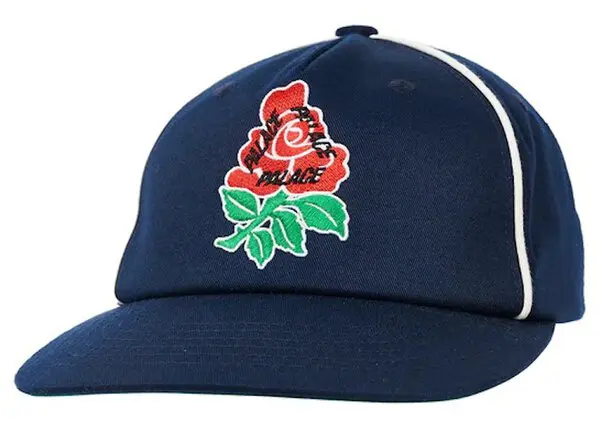 PALACE English Rose 5-panel Cap - Navy Blue