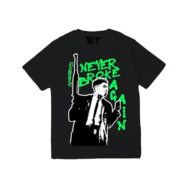 YOUNGBOY NBA X Vlone My Window Tee Shirt - Black