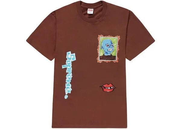 Supreme Gonz Portrait Tee Shirt - Brown