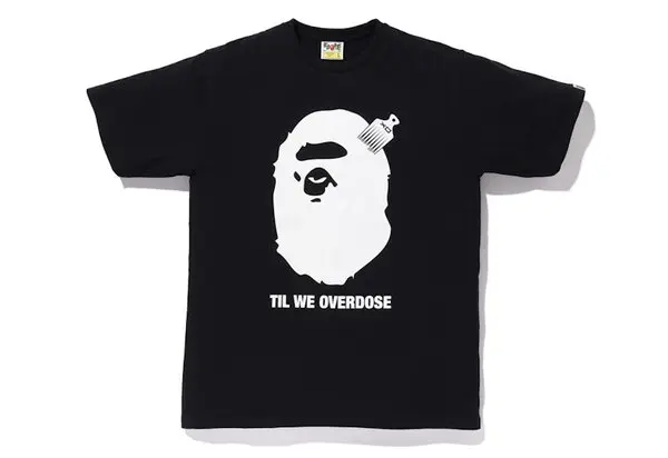 A BATHING APE X Xo Ape Head Tee Shirt - Black