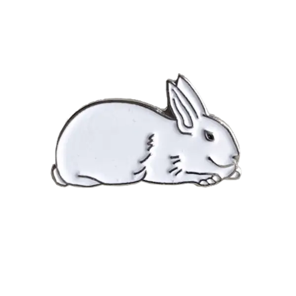 Supreme Rabbit Pin - Silver
