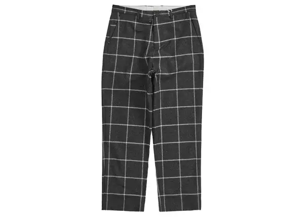Supreme Windowpane Wool Trousers