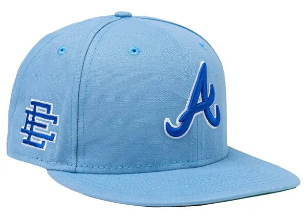 ERIC EMANUEL Ee Atlanta Braves Ne 59fifty Fitted Hat - Light Blue