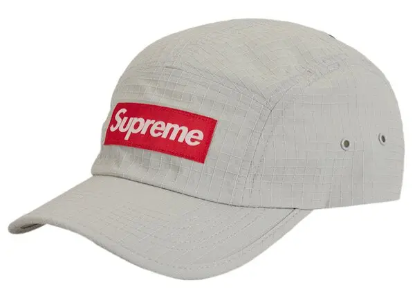 Supreme Glow Ripstop Camp Cap - Grey