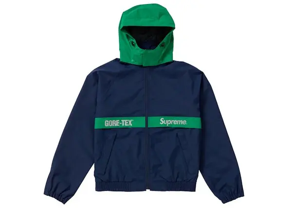 Supreme Gore-tex Court Jacket - Navy Blue