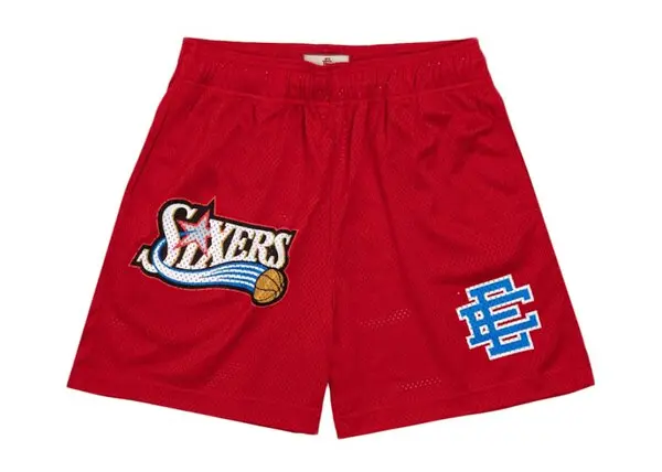 ERIC EMANUEL Ee Basic 76ers Short - Red/blue