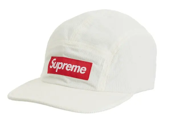 Supreme Gore-tex Corduroy Camp Cap - White