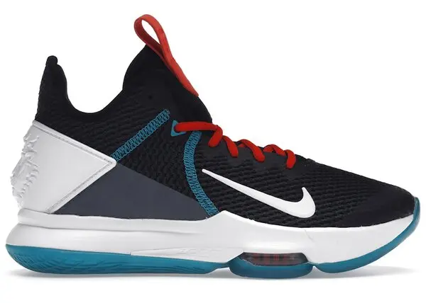 Nike Lebron Witness 4 Sneakers - Black/chile Red/glass Blue