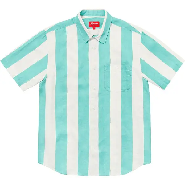 Supreme Wide Stripe Shirt - Teal
