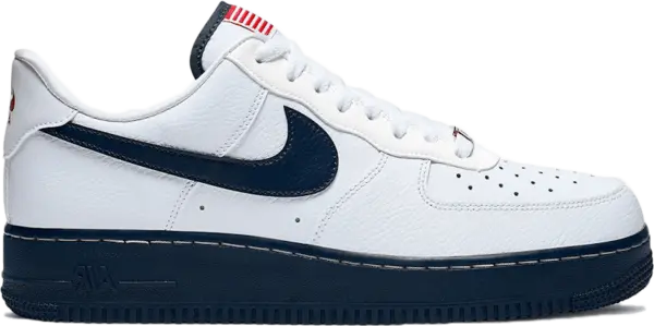 Nike Air Force 1 Low Usa - White/sport Red/metallic Gold