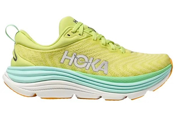 Hoka One One Gaviota 5 Sneakers - Citrus Glow/sunlit Ocean