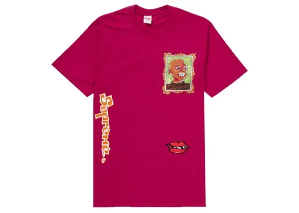 Supreme Gonz Portrait Tee Shirt - Magenta