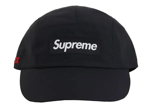 Supreme Goretex Long Bill Camp Cap - Black
