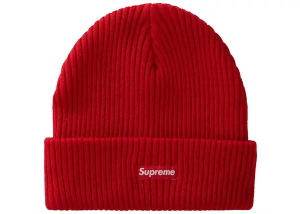 Supreme Wide Rib Beanie - Red