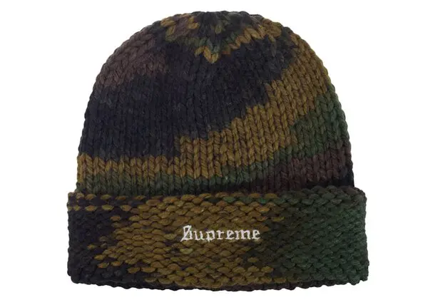 Supreme Gradient Spacedye Beanie - Olive