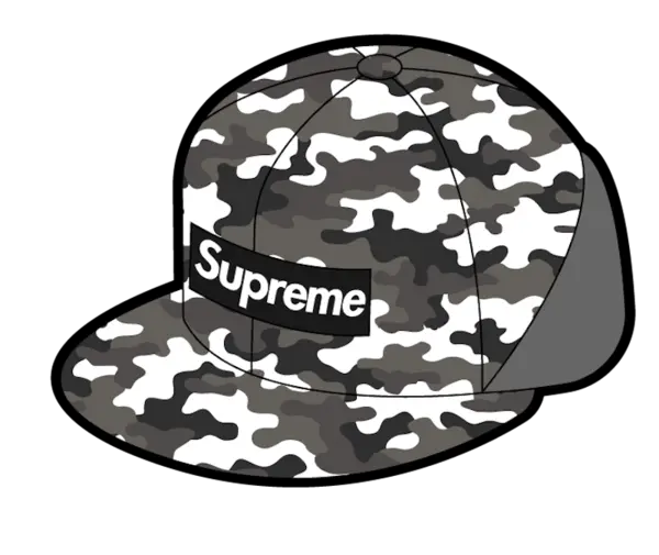 Supreme Windstopper Earflap Box Logo New Era Cap - Snow Camo