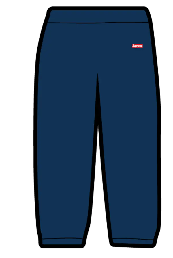 Supreme Windstopper Sweatpant - Washed Navy Blue