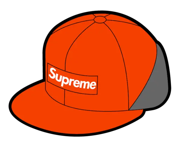 Supreme Windstopper Earflap Box Logo New Era Cap - Orange