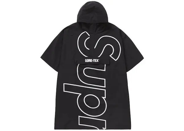 Supreme Goretex Poncho - Black
